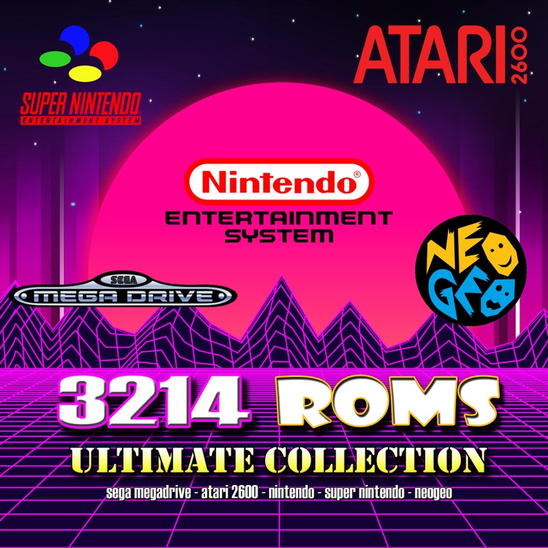 Retro Roms Collection Vol.1 - Etsy