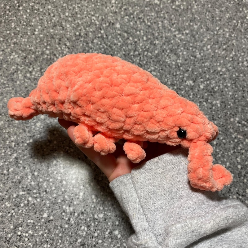 Shrimp Plushie - Etsy