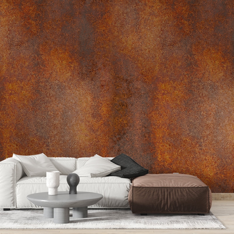 Rusty Peel and Stick Wallpaper - Etsy