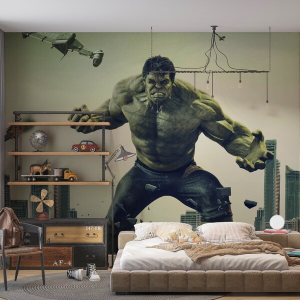 Hulk Stick Wallpaper - Etsy