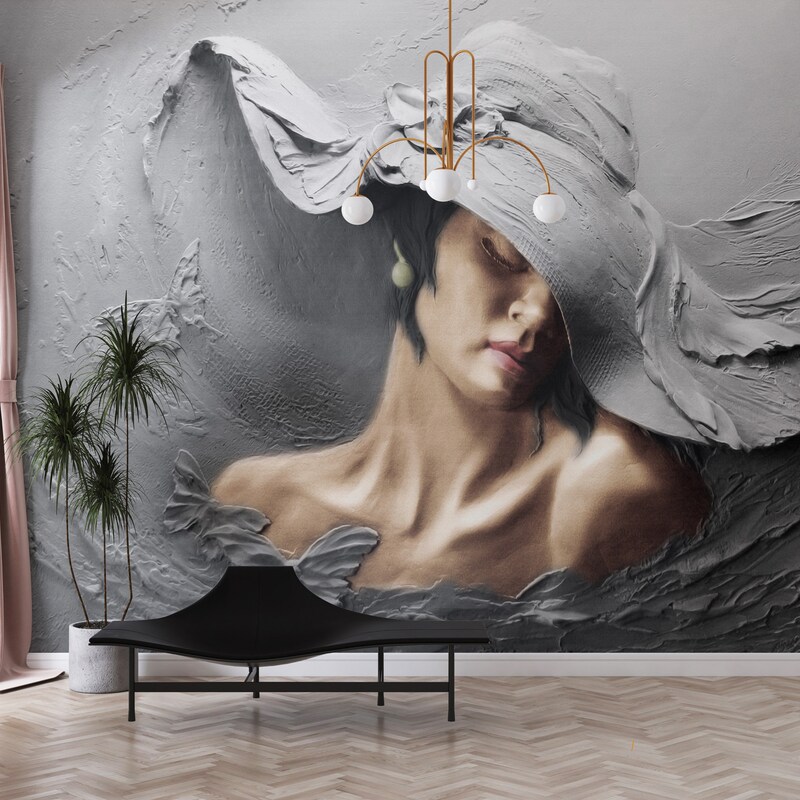 Embossed Wallpaper - Etsy