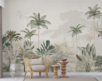 Palm Tree Wall - Etsy
