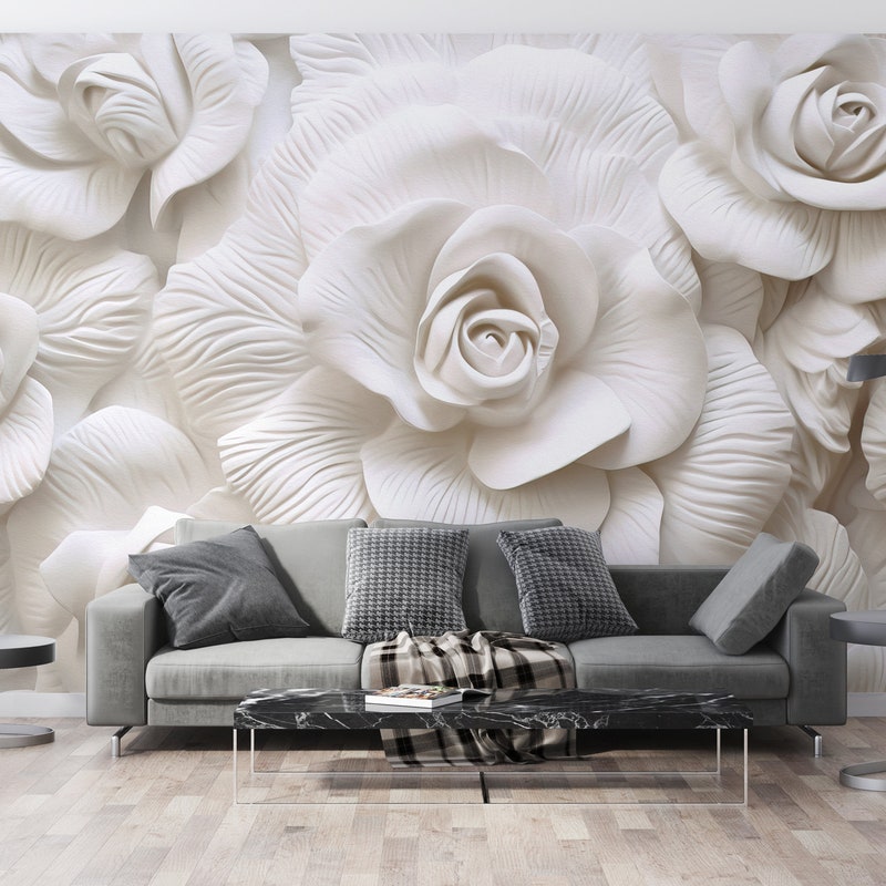 Rose Wallpaper - Etsy