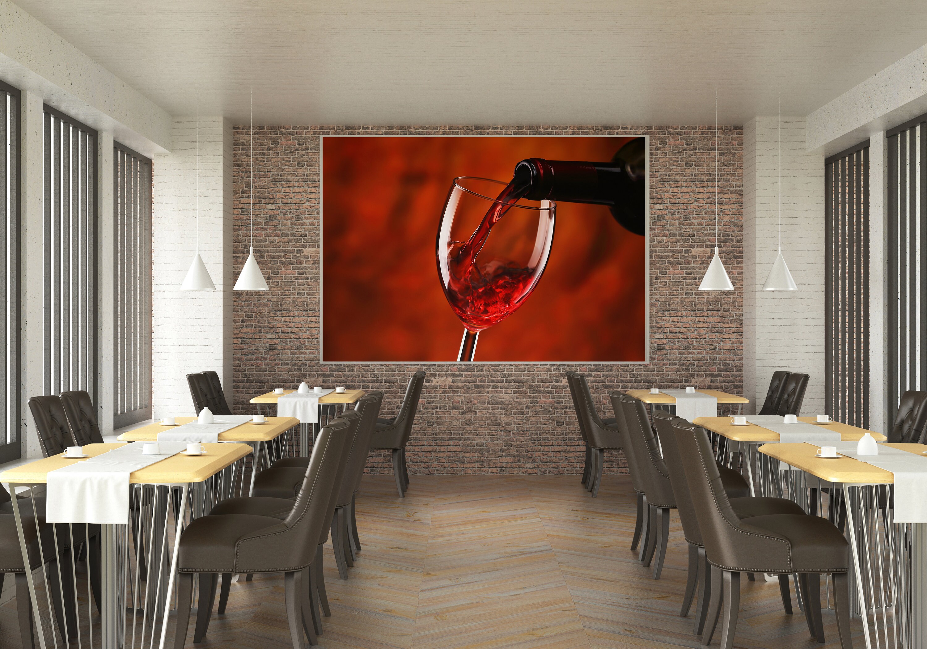 Buy Red Wine Wallpaper , Red Wine Cafe Wallpaper , Goblets and Wines ...