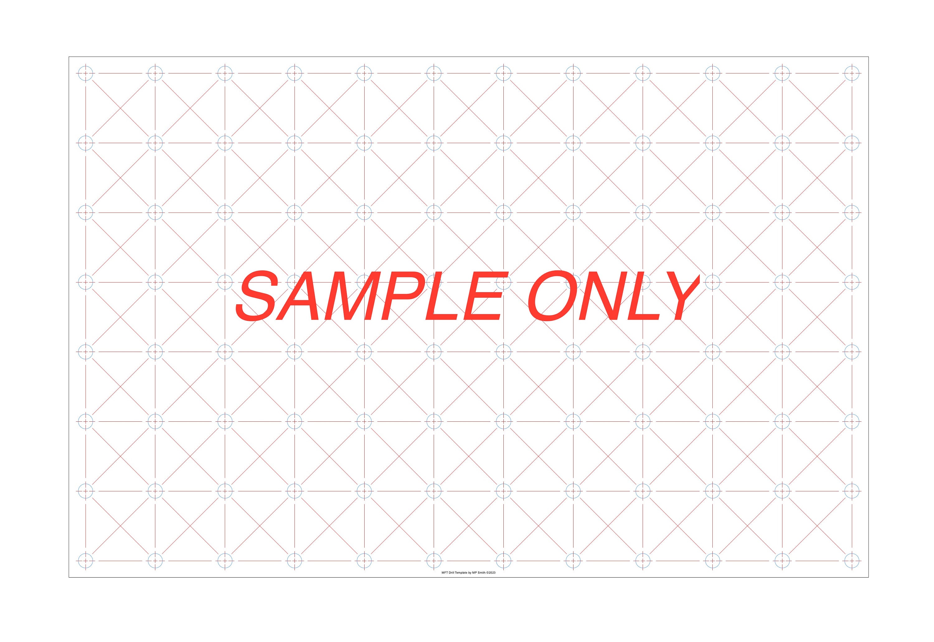MFT Worktop Drilling Template - Digital PDF Download - Etsy