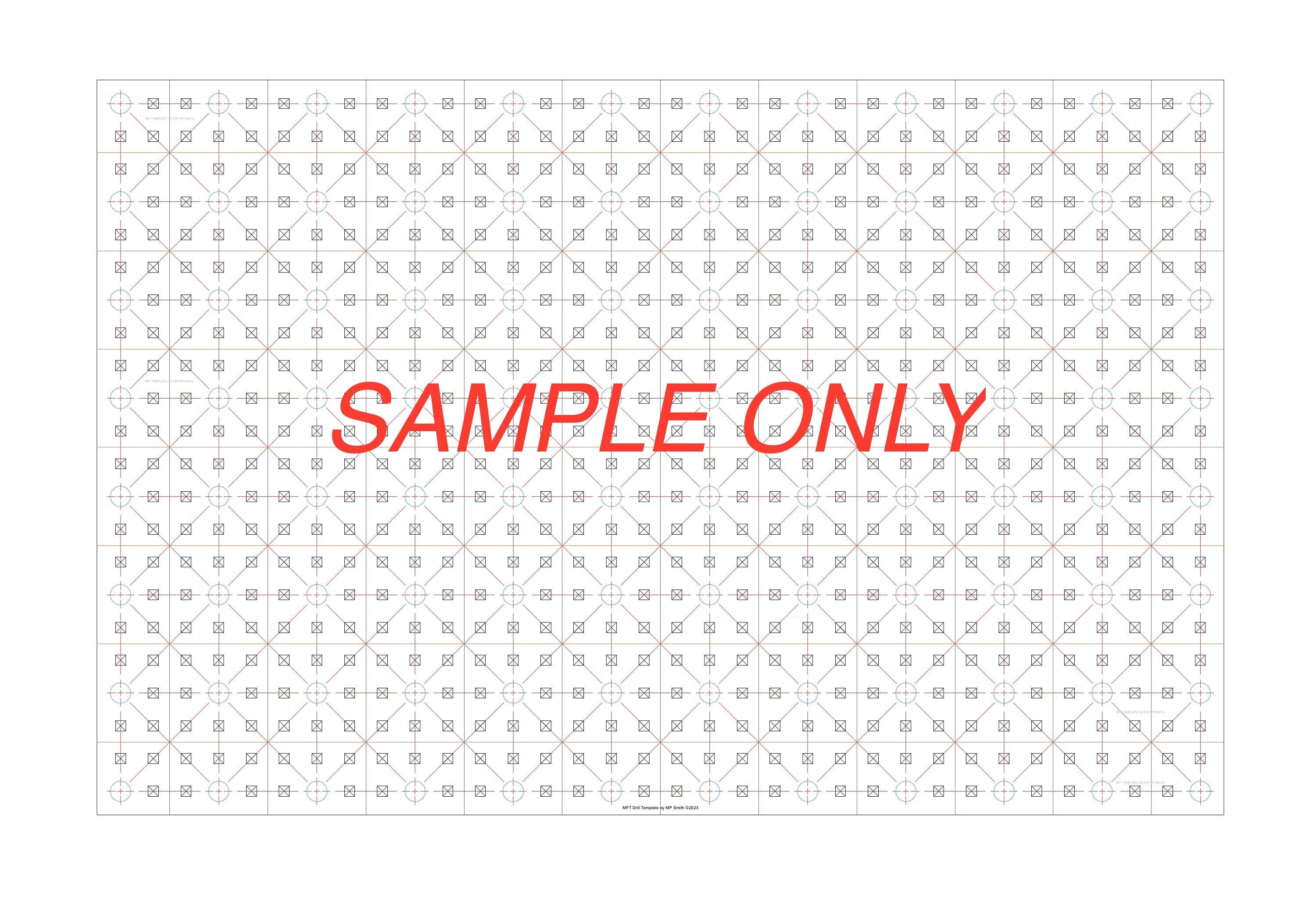 MFT Worktop Drilling Template - Digital PDF Download - Etsy