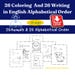 Alphabet Coloring Pages: 26 Animals, ABC Practice (PDF Pattern) - Etsy