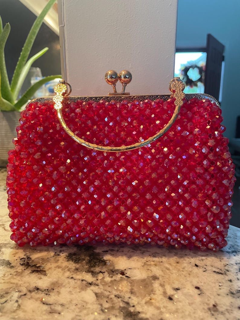 Glass Beads Bag - Etsy