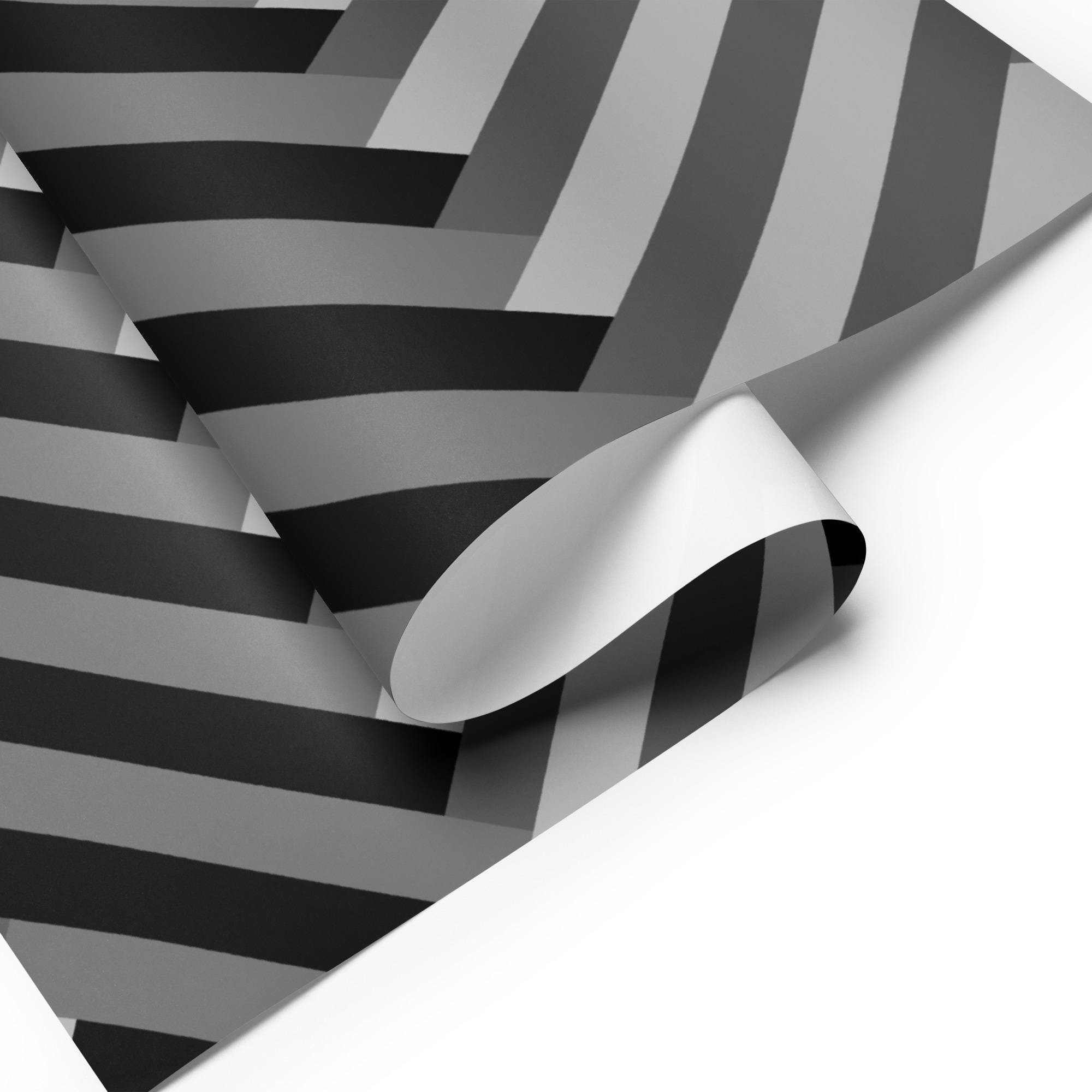 Graphite Gradient Wrapping Paper Sheets (set of 3) - Classic ...
