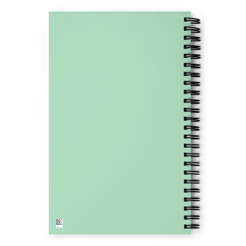 Whimsical Wonderland Spiral Notebook - Classic Pastel Herringbone ...