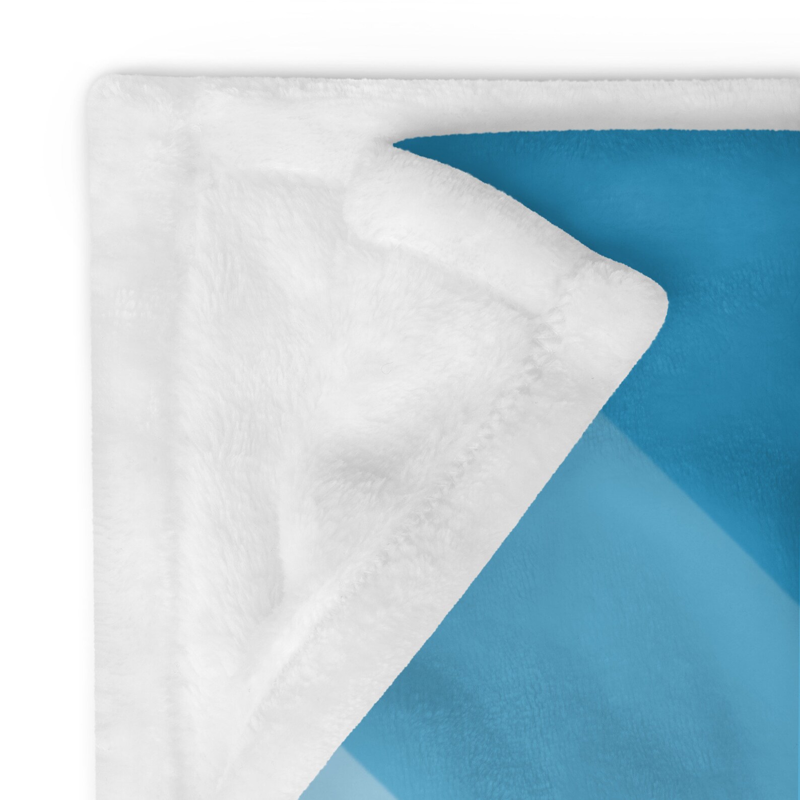 Nimbus Blue Throw Blanket - Edgy Blue Zig-zag Design | Premium Soft ...