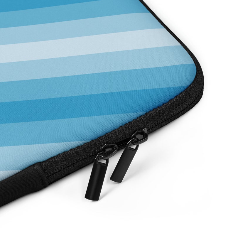 Nimbus Blue Laptop Sleeve - Bold Blue Geometric X Design || 13” or 15 ...