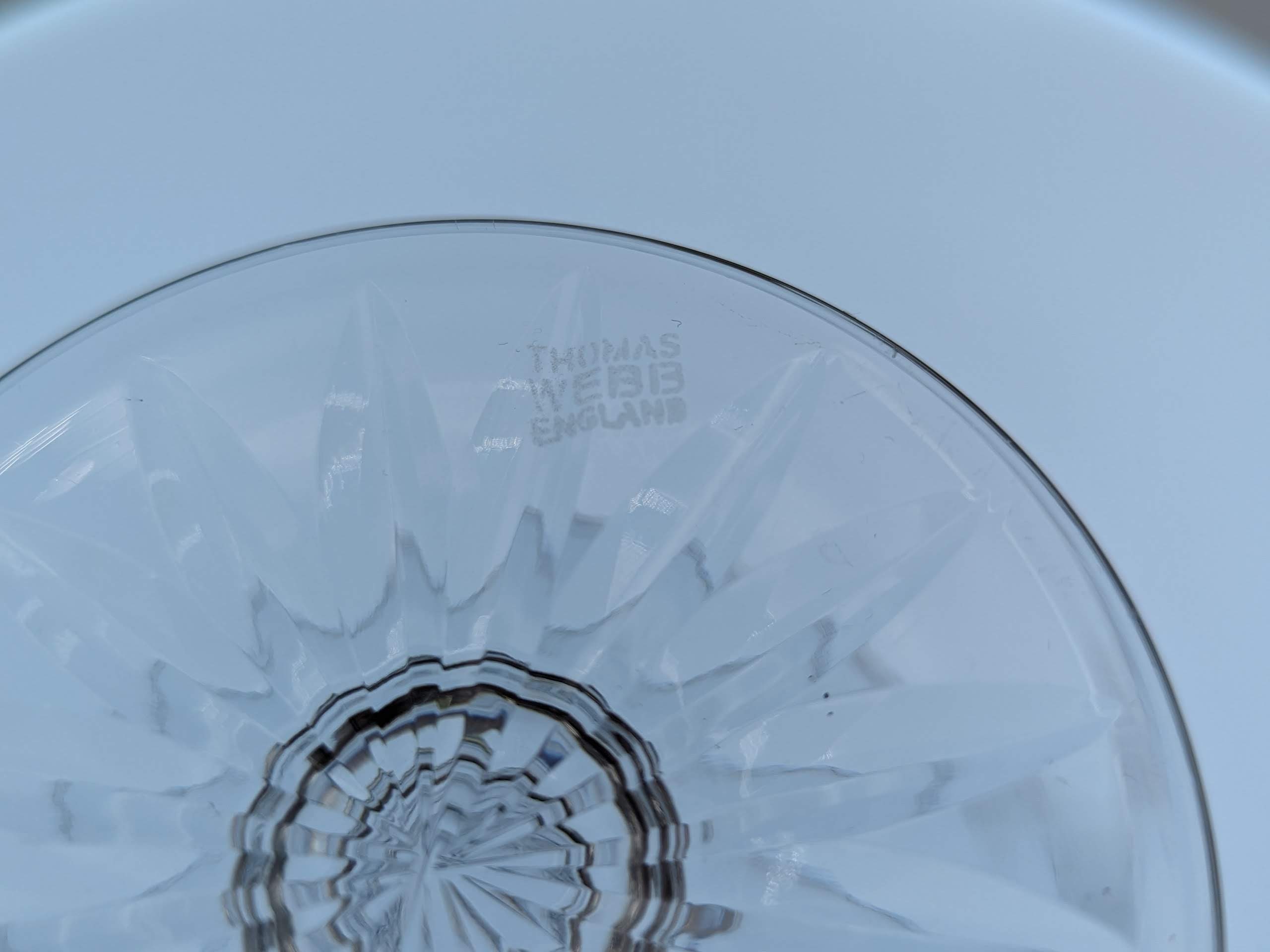 Gorgeous Vintage Thomas Webb Crystal Compote Dish - Etsy