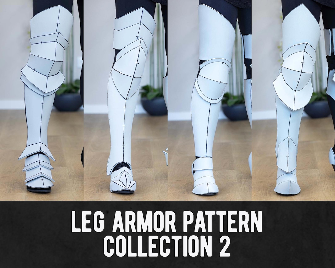 Leg Armor Pattern Collection 2 - 16 Different Designs - Digital ...