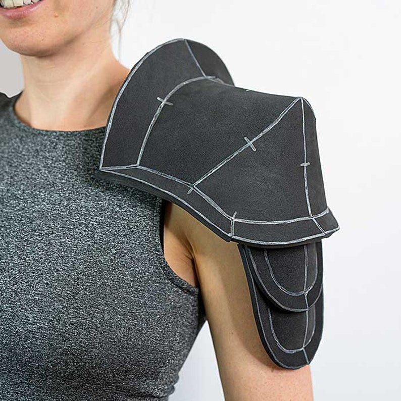 Rider Shoulder Armor Pattern Digital Download PDF - Etsy