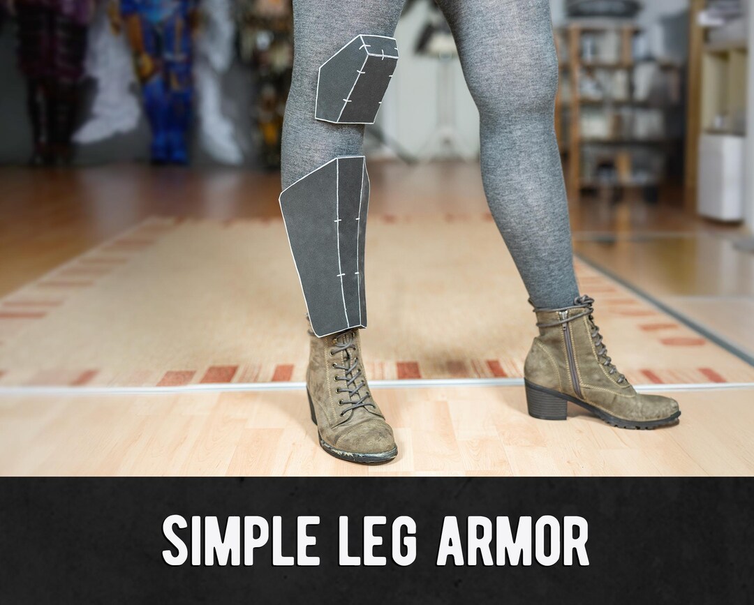 Simple Leg Armor Pattern - Digital Download | PDF - Etsy