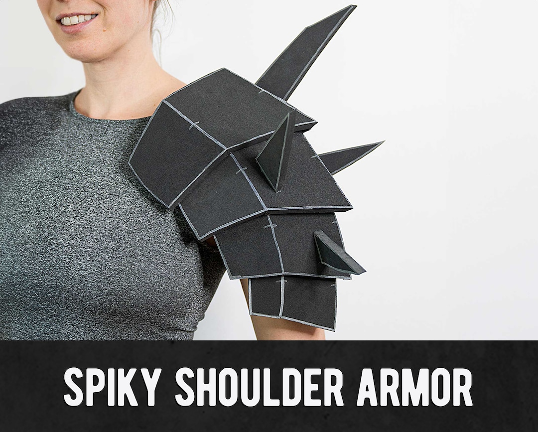 Spiky Shoulder Armor Pattern - Digital Download | PDF - Etsy