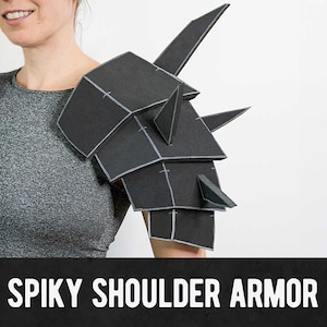 Spiky Shoulder Armor Pattern Digital Download PDF - Etsy