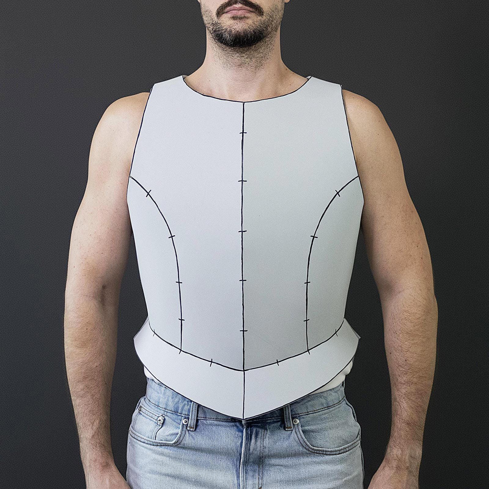 Chest Armor Medieval Knight Male Breastplate Digital Pattern - Download ...