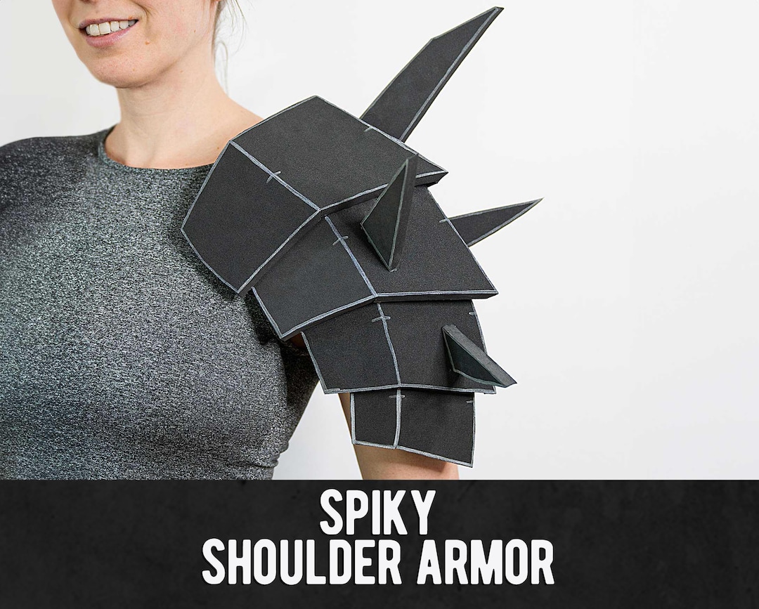 Spiky Shoulder Armor Pattern - Digital Download | PDF - Etsy