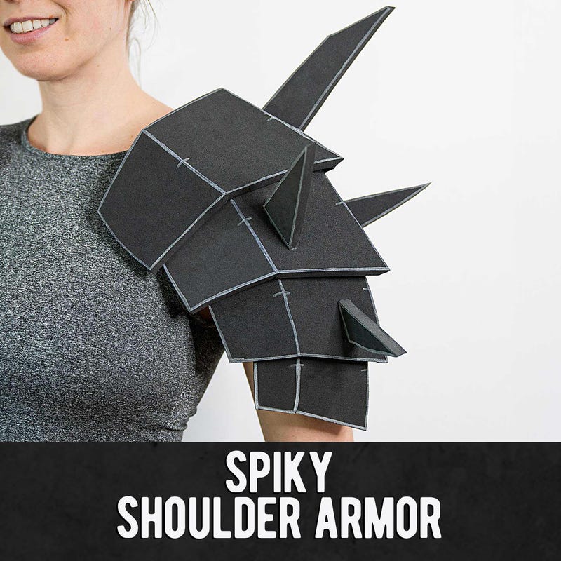 Spiked Shoulder Pauldrons - Etsy