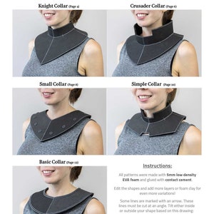 Collar Armor Pattern Collection - 5 Different Designs - Digital ...