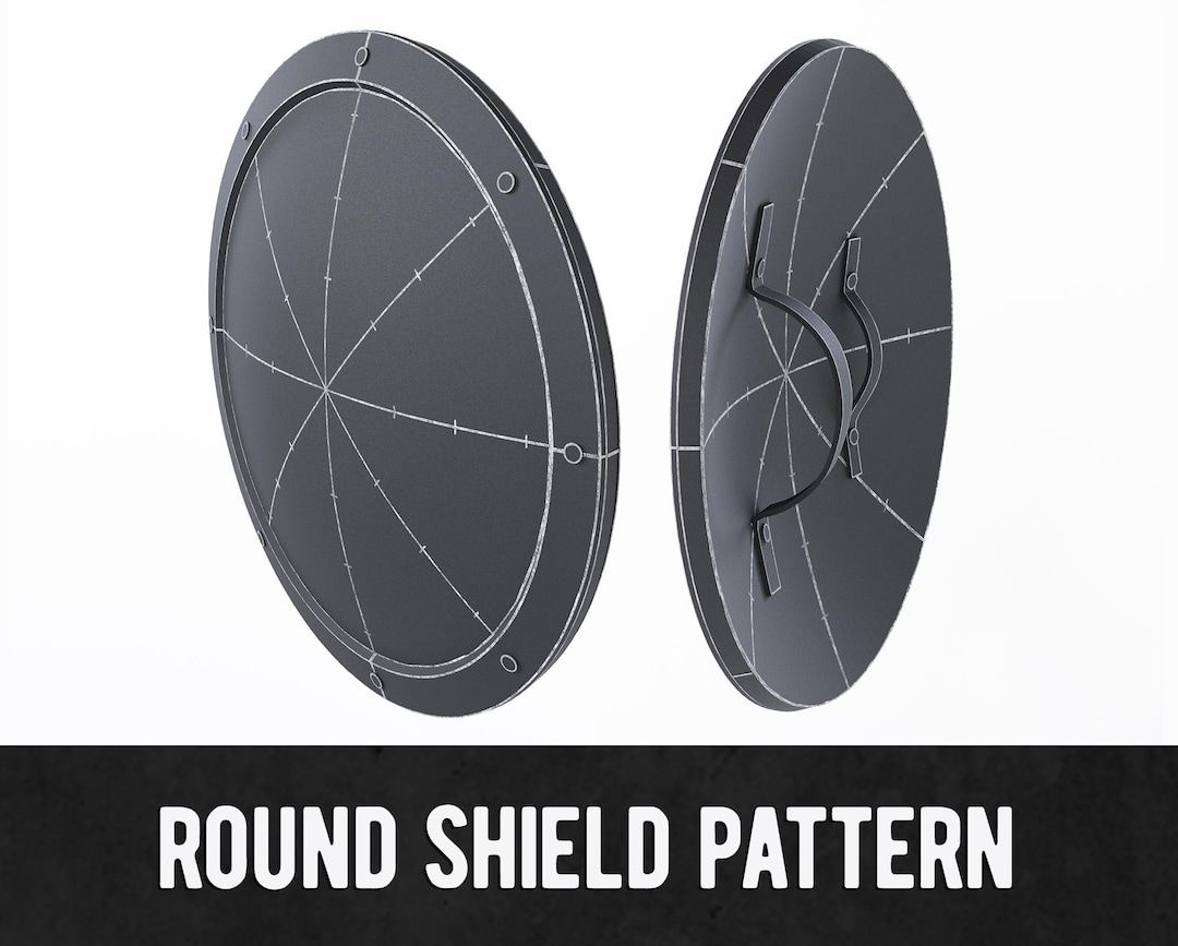 Round Shield Foam Pattern - Digital Download | PDF - Etsy