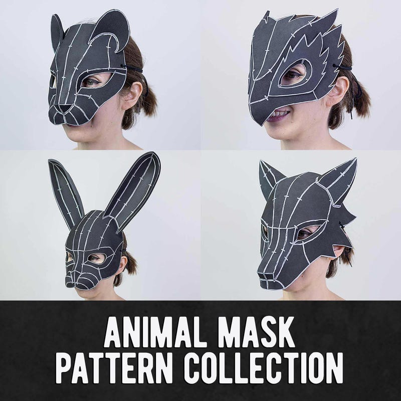 Bunny Mask - Etsy