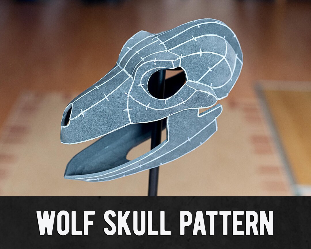 Wolf Skull Pattern - Digital Download | PDF - Etsy