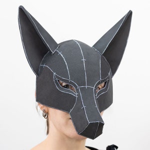 Anubis Fox Mask Pattern - Digital Download | PDF - Etsy