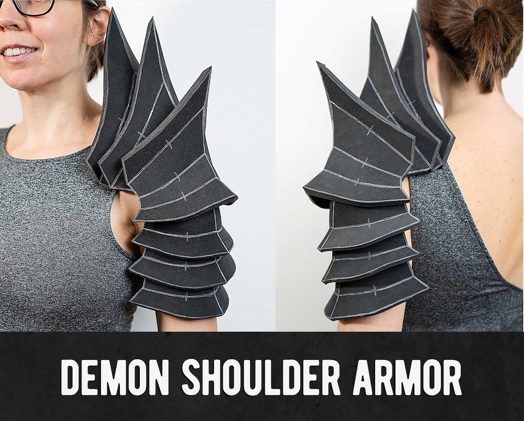 Demon Shoulder Armor Pattern - Digital Download | PDF - Etsy