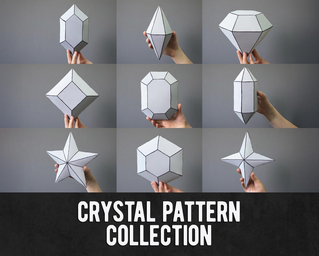 Crystal Pattern Collection (9 Designs) - Digital Download | PDF - Etsy