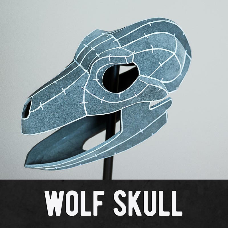 Wolf Skull - Etsy UK