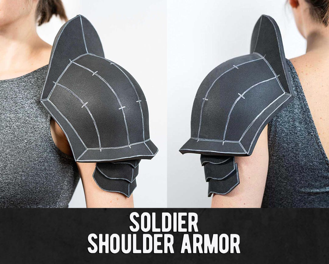 Soldier Shoulder Armor Pattern - Digital Download | PDF - Etsy