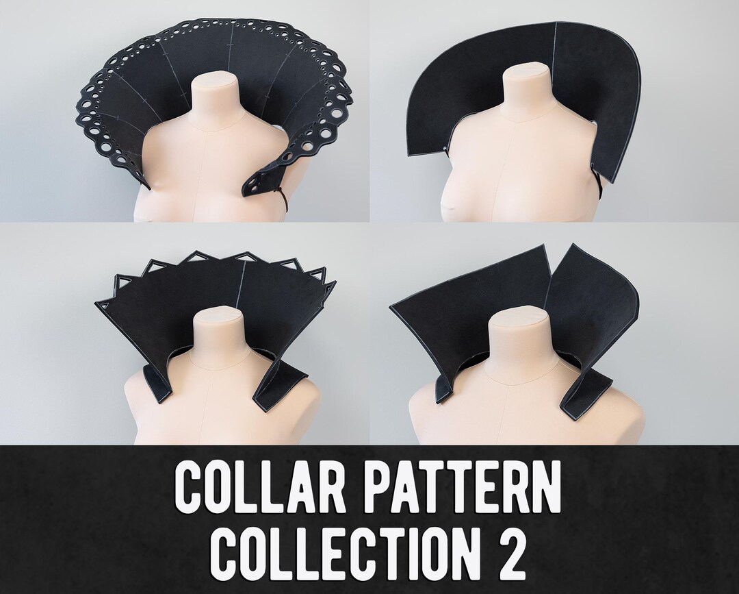 Collar Armor Pattern Collection 2 - 4 Different Designs - Digital ...