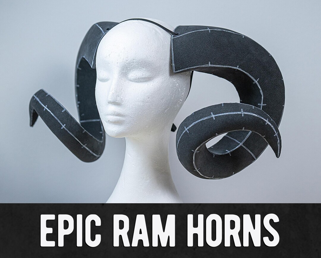 Epic Ram Horn Foam Pattern - Digital Download | PDF - Etsy