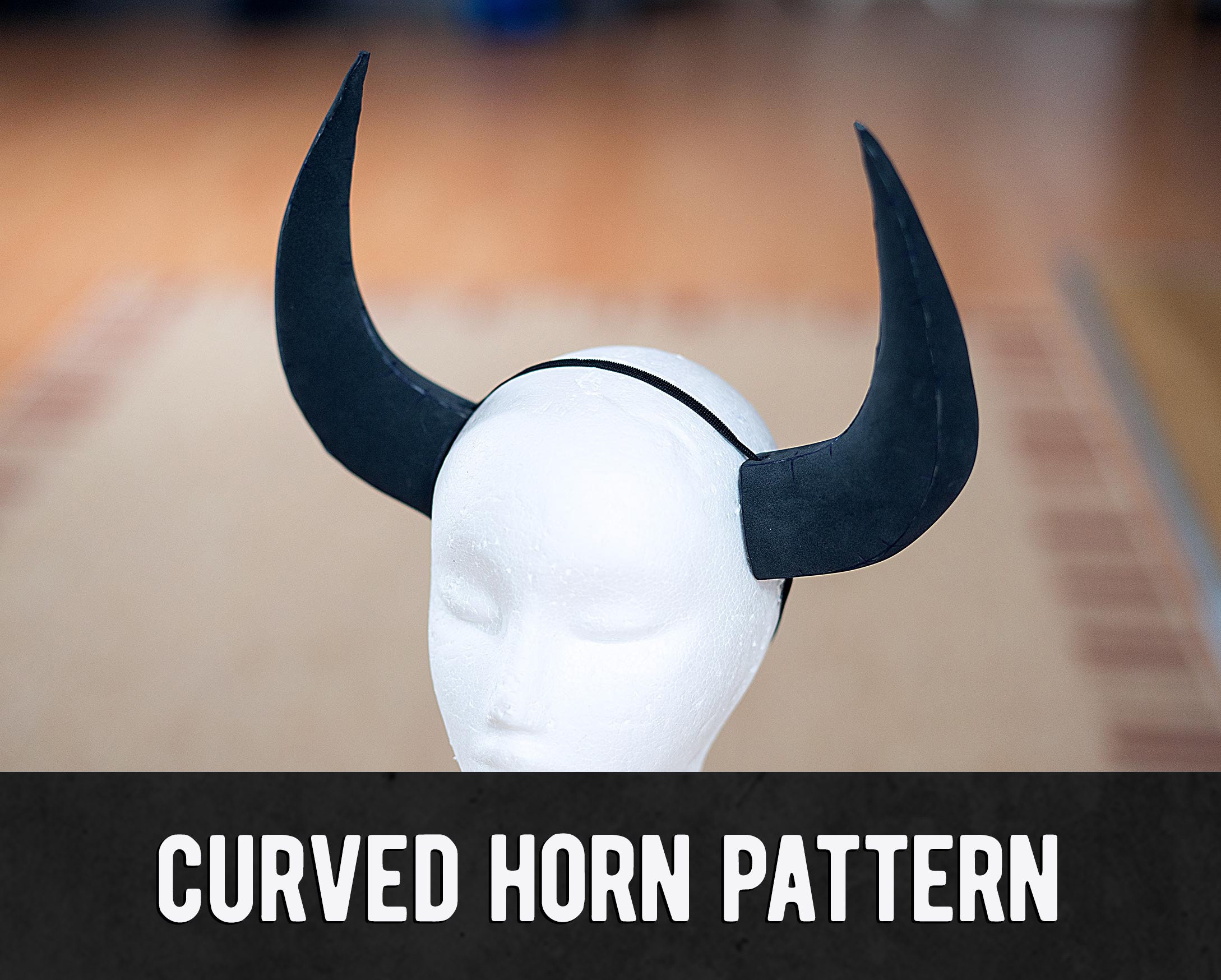 Curved Horn Foam Pattern Digital Download PDF - Etsy