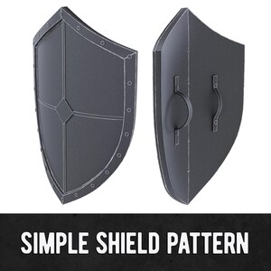 Simple Shield Foam Pattern - Digital Download | PDF - Etsy