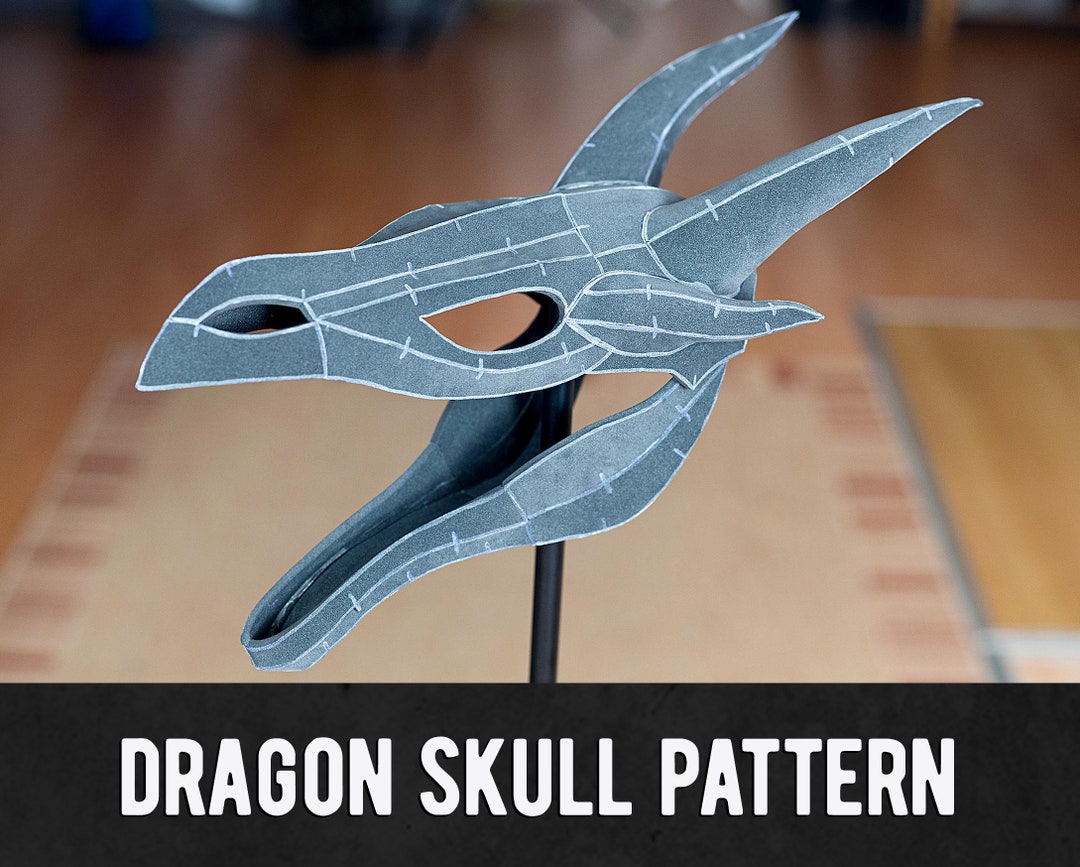 Dragon Skull Pattern - Digital Download | PDF - Etsy