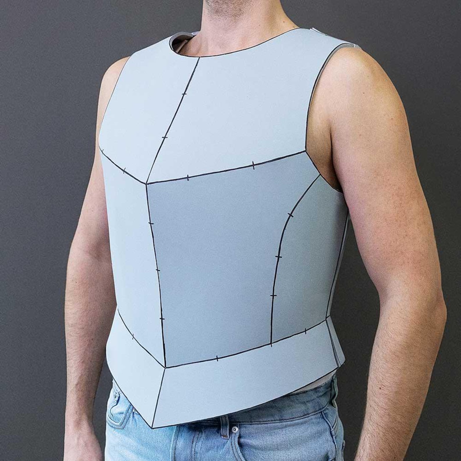 Male Breastplate Foam Cosplay Pattern Collection 2 - 4 Different ...