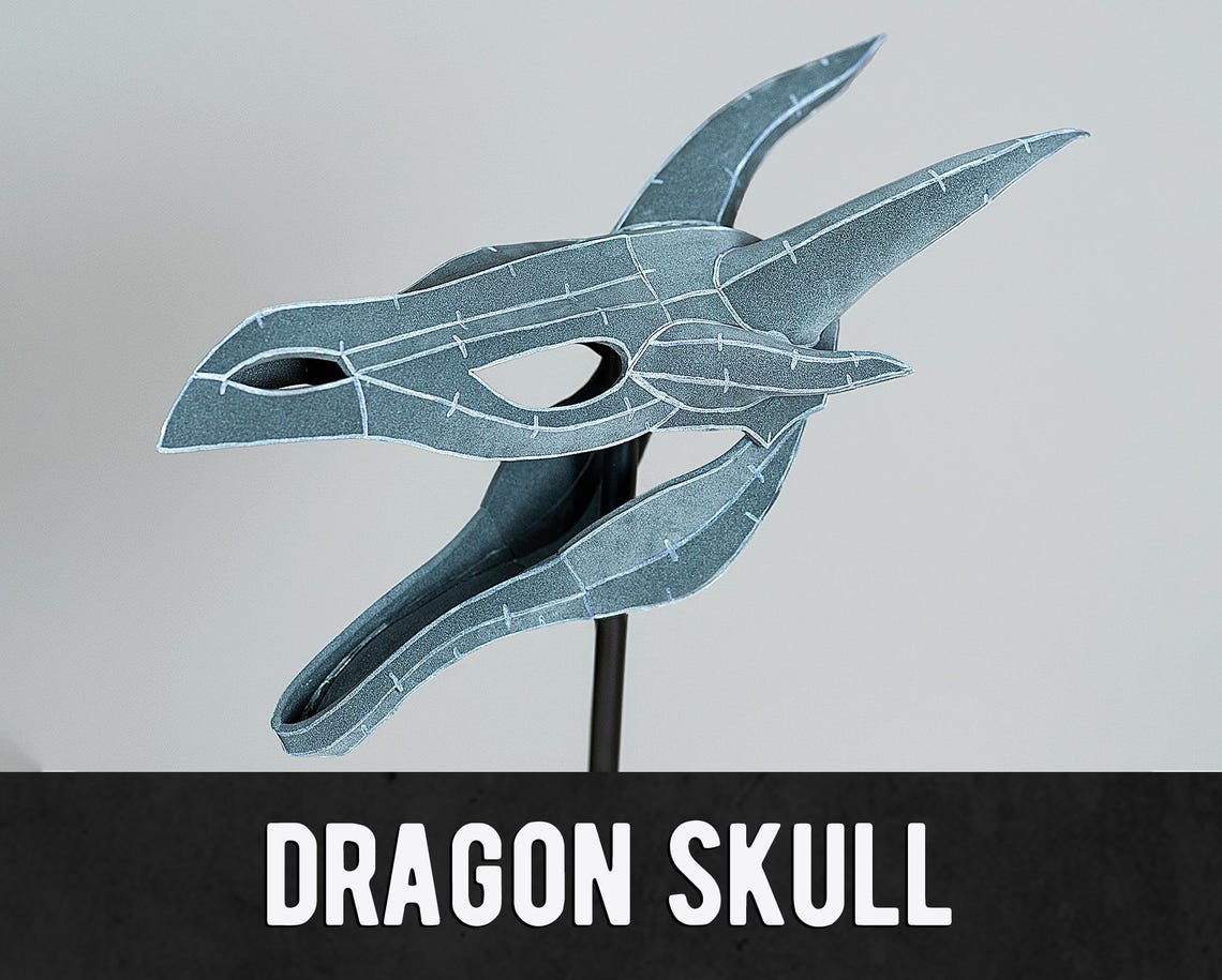 Dragon Skull Pattern - Digital Download | PDF - Etsy Canada