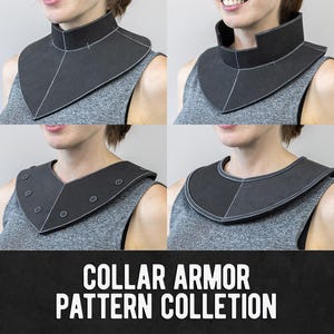 Collar Armor Pattern Collection - 5 Different Designs - Digital ...