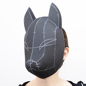 Anbu Fox Mask Pattern - Digital Download | PDF - Etsy