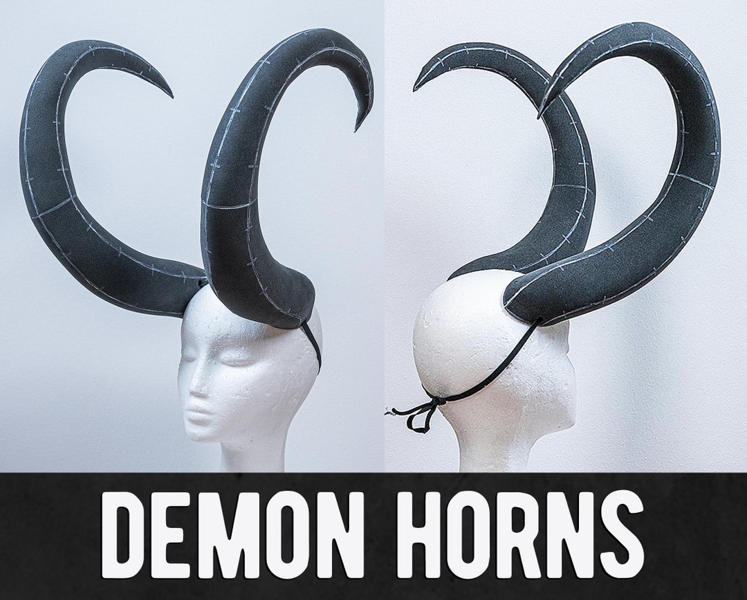 Demon Horn Foam Pattern - Digital Download | PDF - Etsy