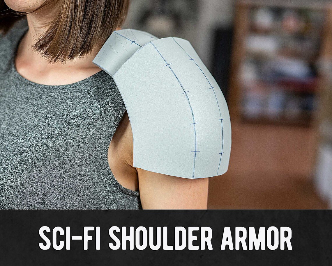 Sci-fi Shoulder Armor Pattern Digital Download PDF - Etsy