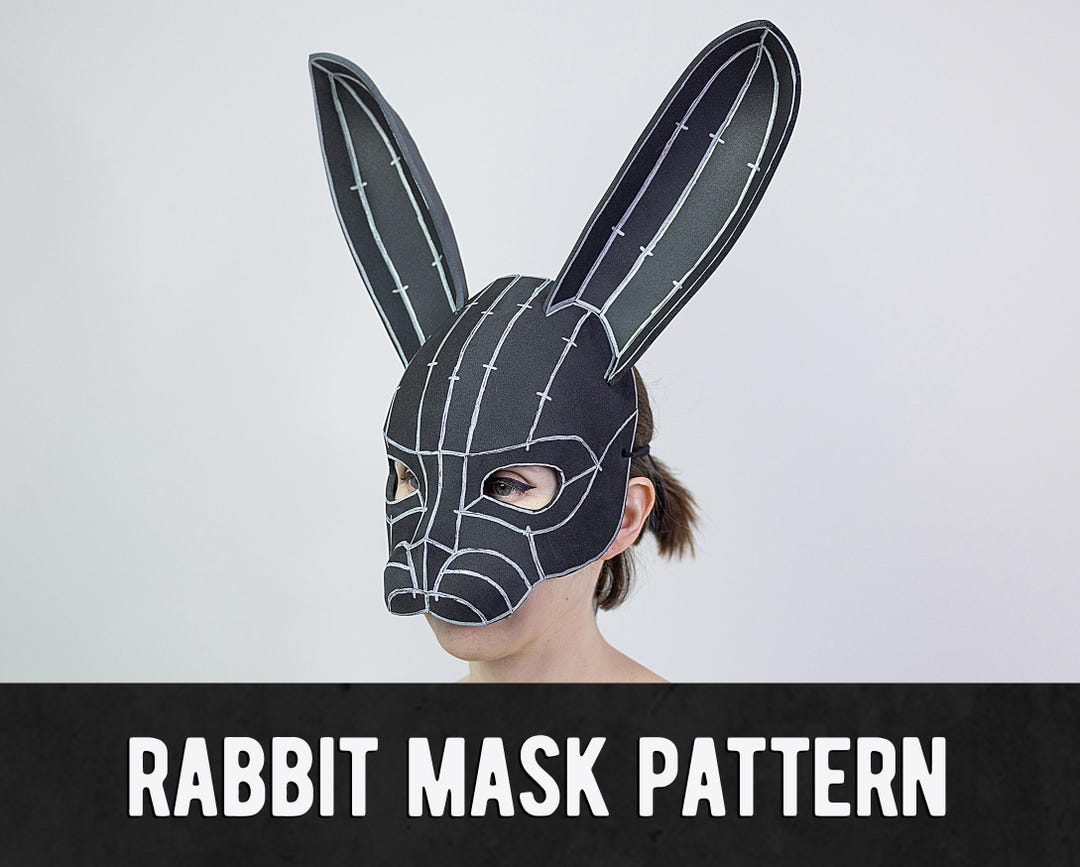 Rabbit Mask Pattern - Digital Download | PDF - Etsy