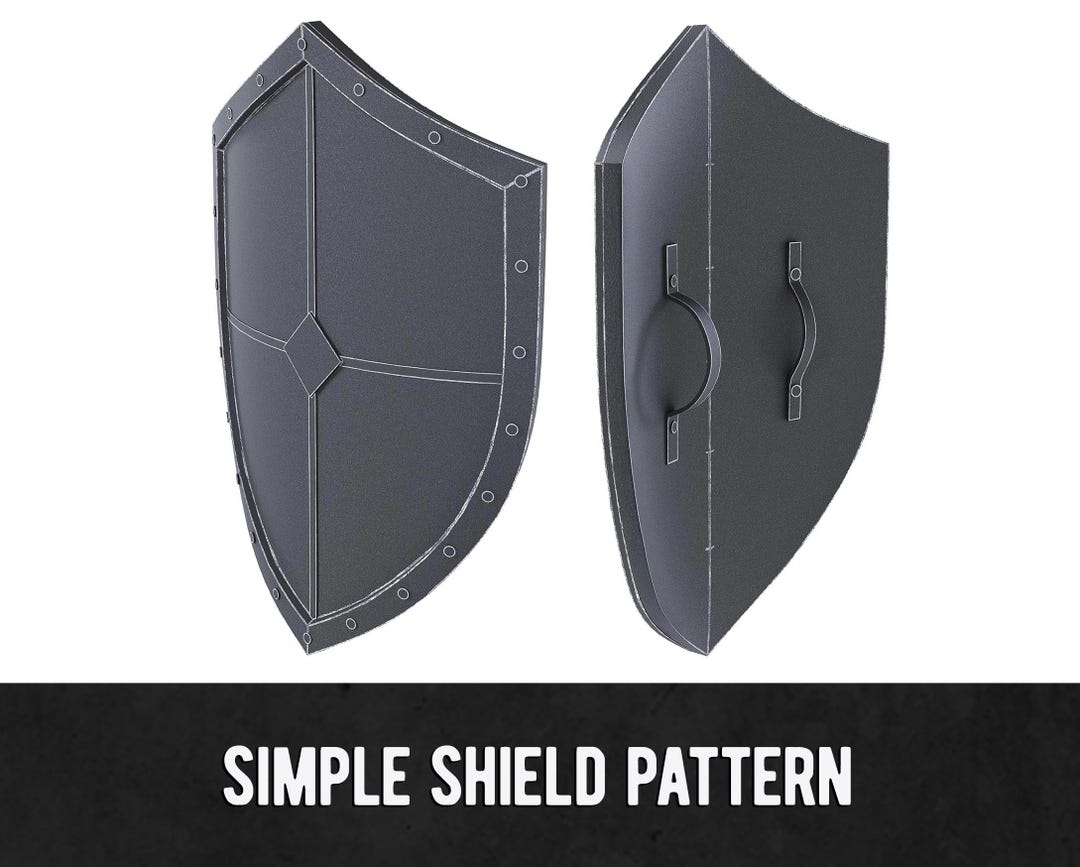 Simple Shield Foam Pattern - Digital Download | PDF - Etsy