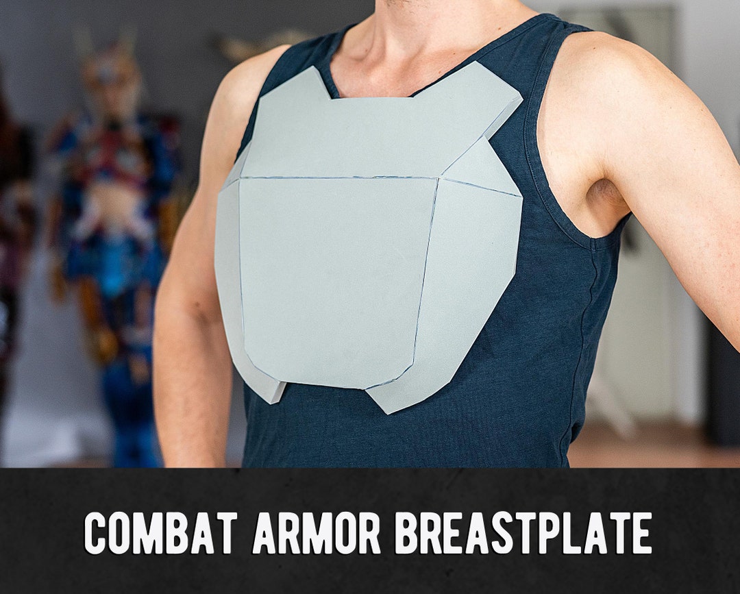 Male Combat Armor Breastplate Pattern - Digital Download I PDF - Etsy
