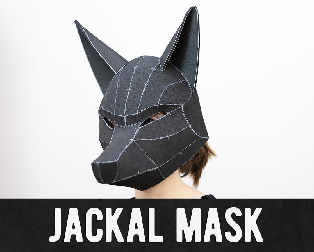 Jackal Fox Mask Pattern - Digital Download | PDF - Etsy