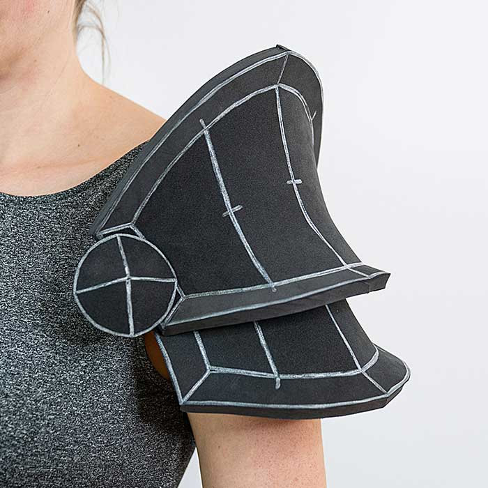 Double Shoulder Armor Pattern Digital Download PDF - Etsy